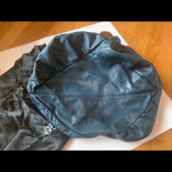 Gustto | Bags | Gustto Estola Satchel In Glazed Blue Leather | Poshmark